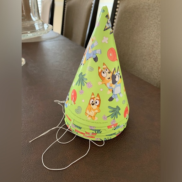 Disney | Party Supplies | Bluey Birthday Hats | Poshmark